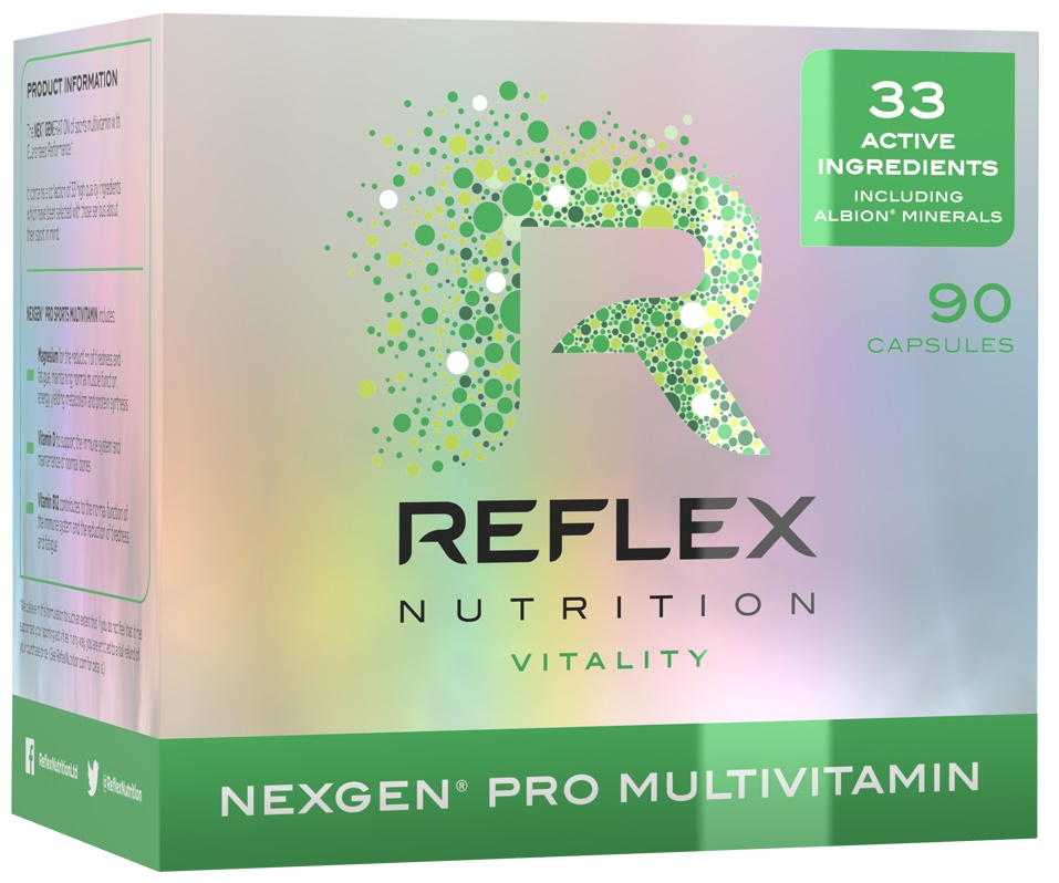 Reflex Nutrition Nexgen Pro Sports Multivitamin - 90 caps - Vitamins ...