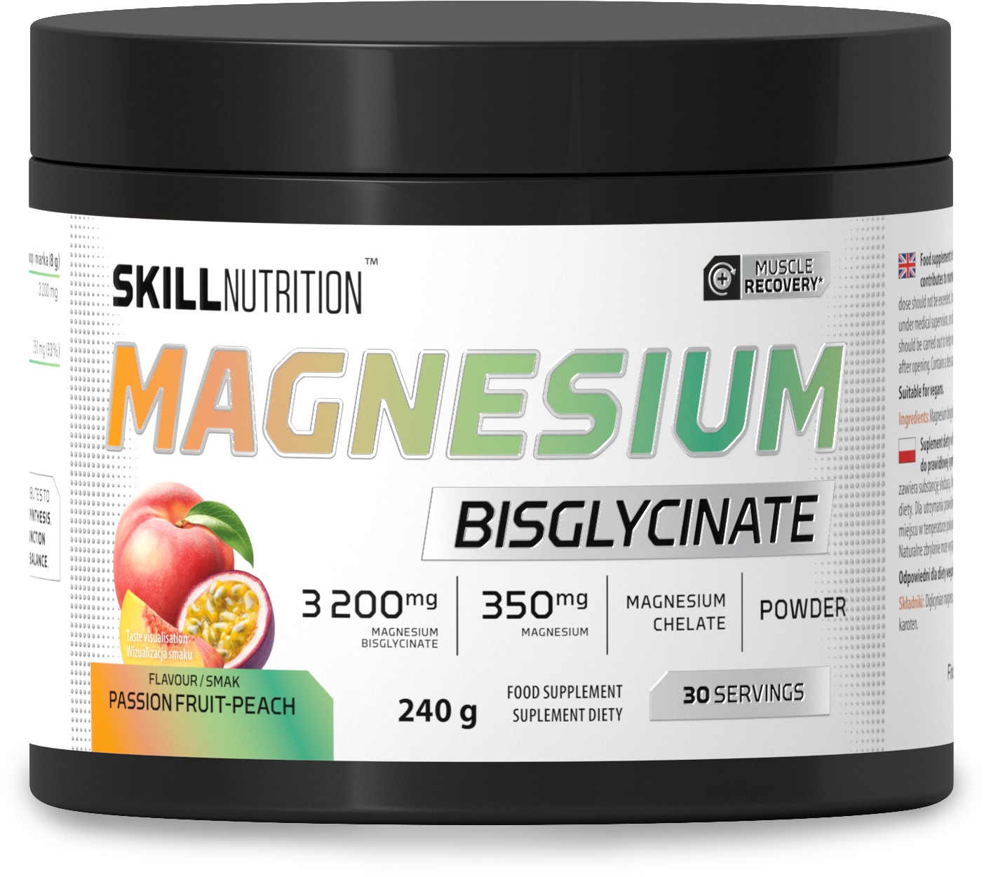 Skill Nutrition Magnesium Bisglycinate Powder - Vitamins, Natural ...